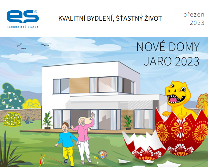 Nové domy jaro 2023 | Ekonomické stavby