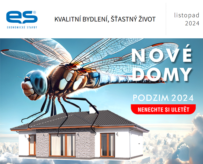 Nové domy podzim 2024 | Ekonomické stavby